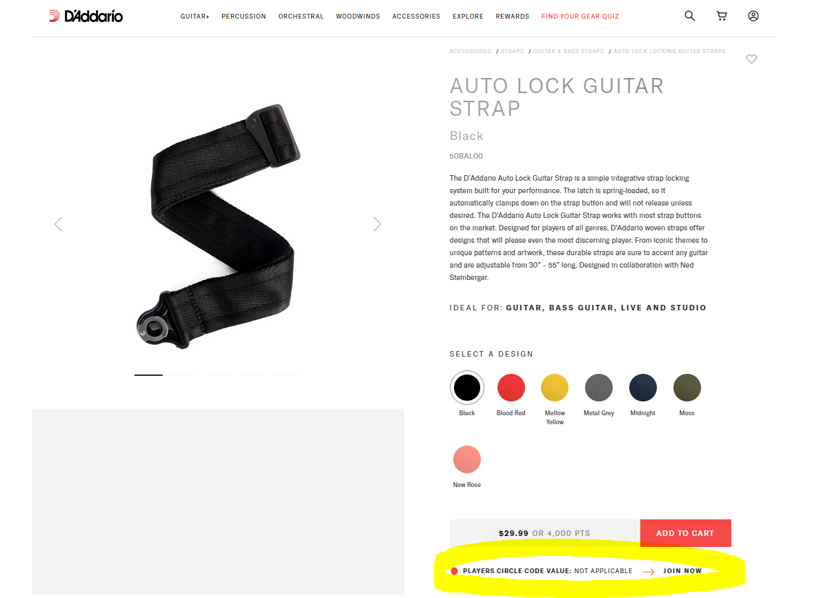 How can I see which products are eligible for players circle points ...